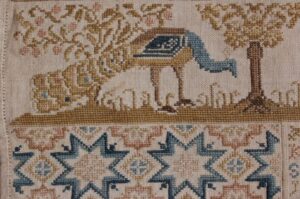 SDW circa 1710 German Band Sampler - Scarlet Letter
