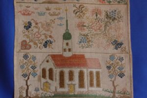 SDW circa 1710 German Band Sampler - Scarlet Letter