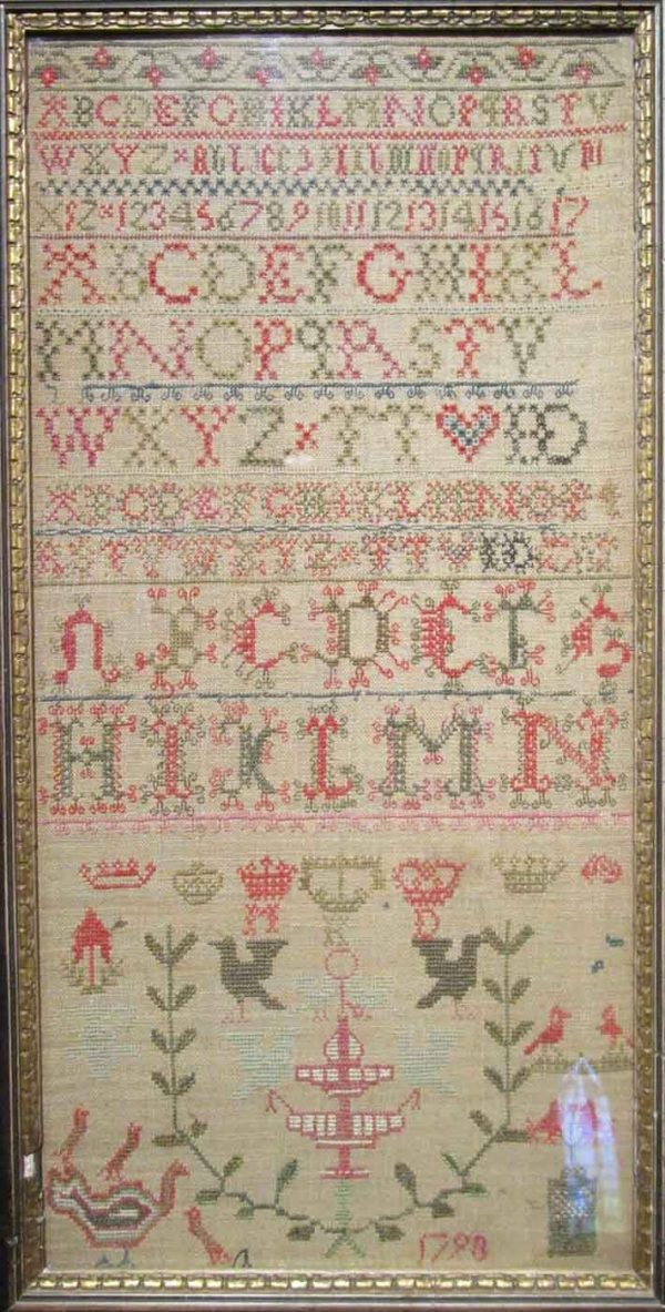 Antique Samplers - Scarlet Letter