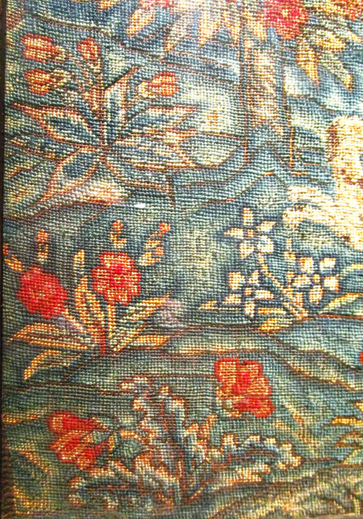 English Queen Anne Needlework Picture, circa 1710 - Scarlet Letter